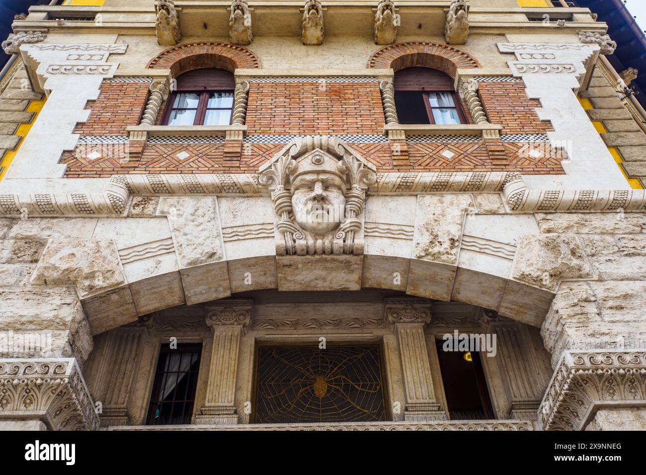 palazzo del Ragno (The Spider's Palace ) in the Coppedè district, a ...