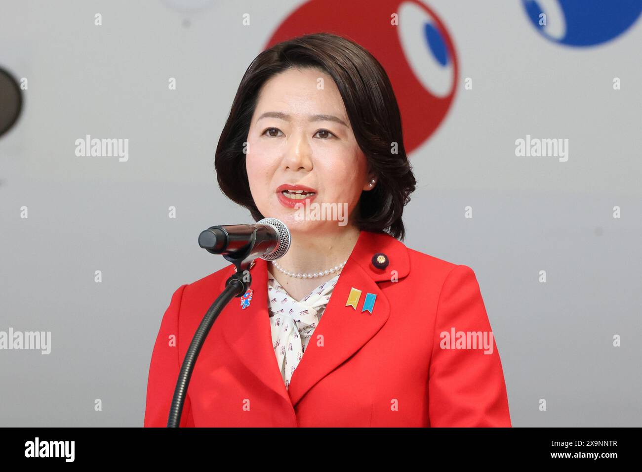 Tokyo, Japan. 2nd June, 2024. Japanese Expo Minister Hanako Jimi ...