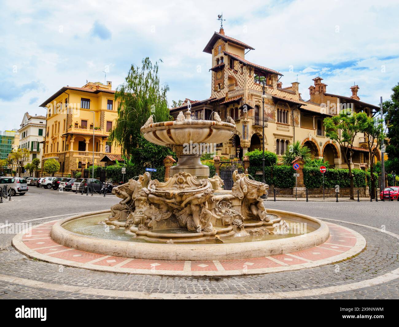 Fontana delle Rane (Frog Fountain) and Villino delle Fate (Fairy ...