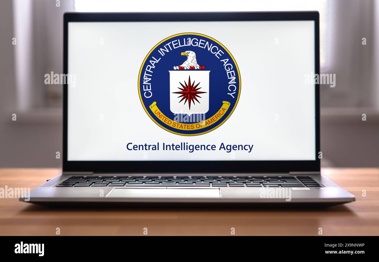 CIA - Central Intelligence Agency displayed on laptop Stock Photo - Alamy