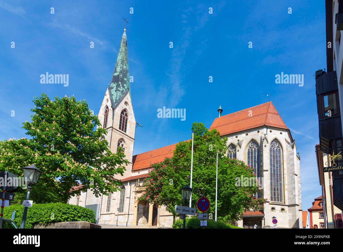 church Heilig-Kreuz-Münster Holy Cross Cathedral Rottweil Schwarzwald, Black Forest Baden ...