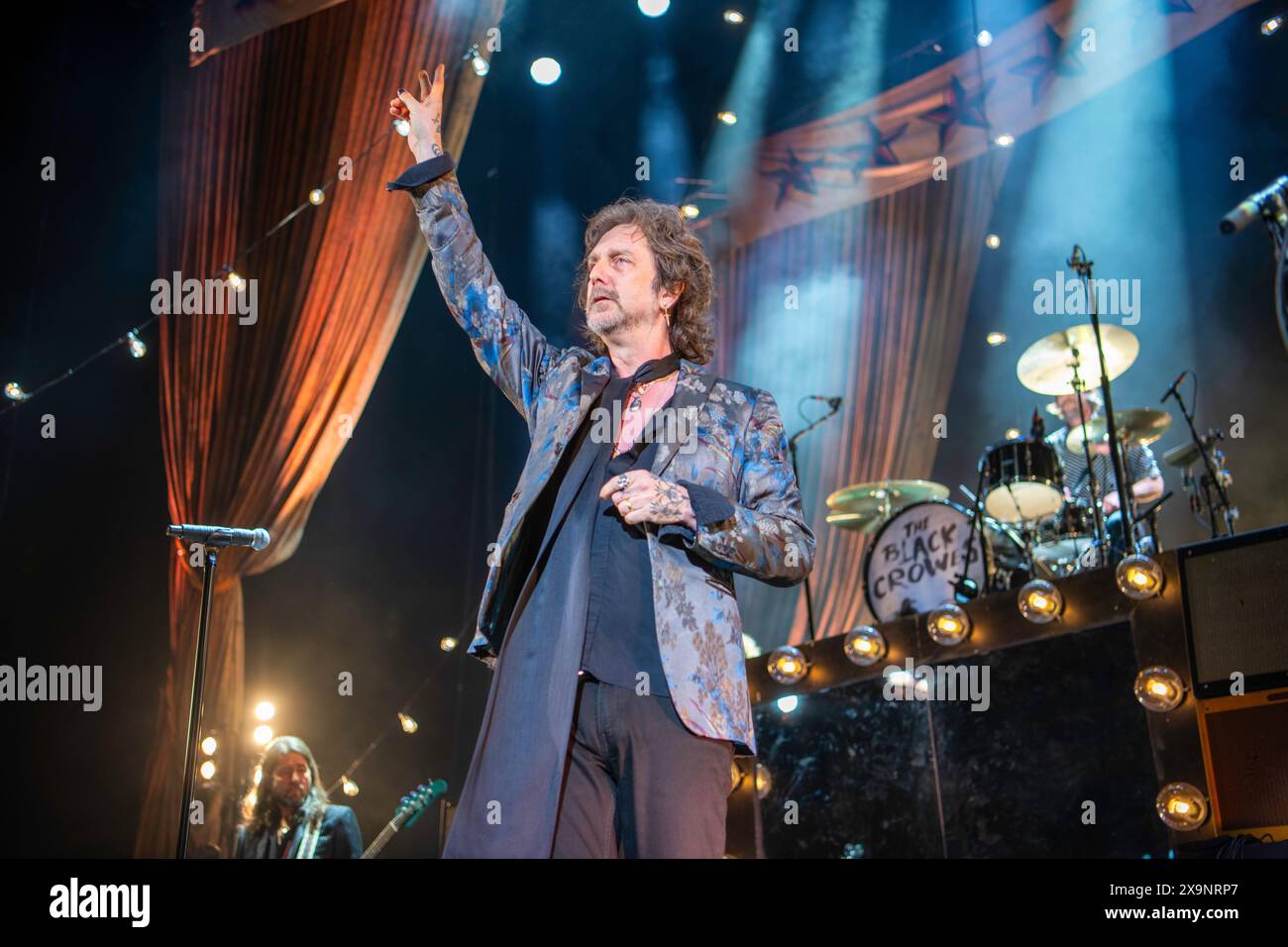 American band, The Black Crowes, performing at the Uber Eats Music ...