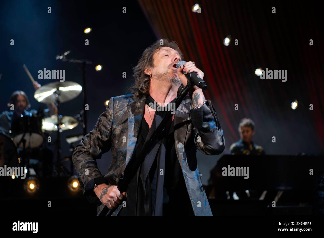 American band, The Black Crowes, performing at the Uber Eats Music ...