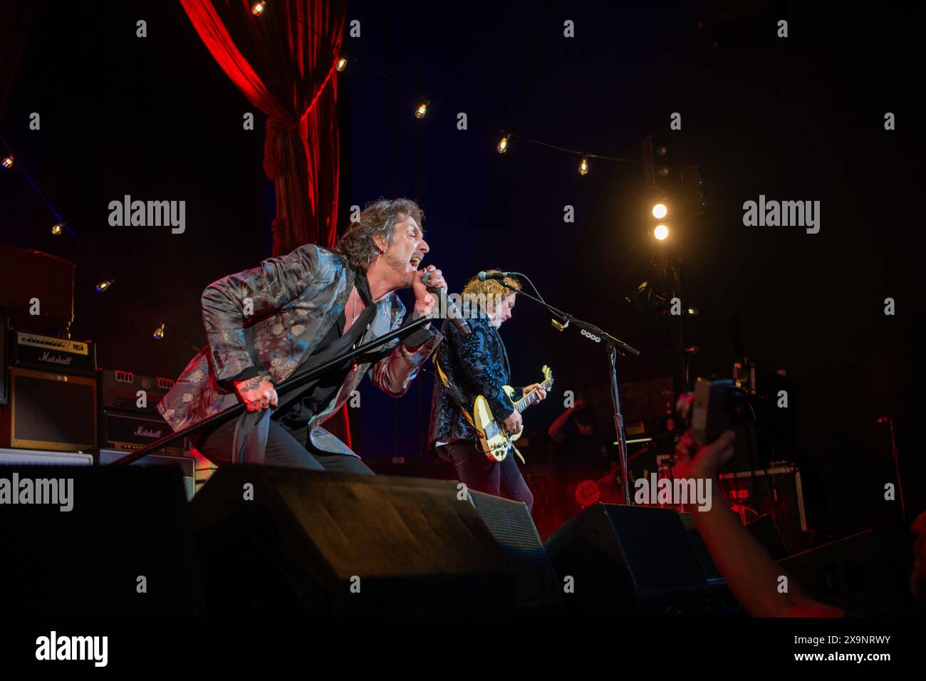 American band, The Black Crowes, performing at the Uber Eats Music ...