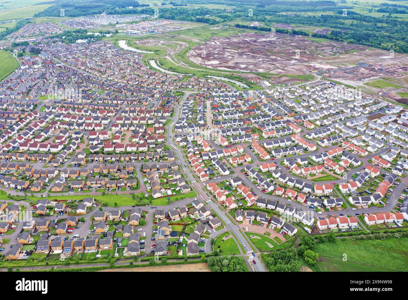 New housing development at Dargavel in Bishopton Stock Photo - Alamy