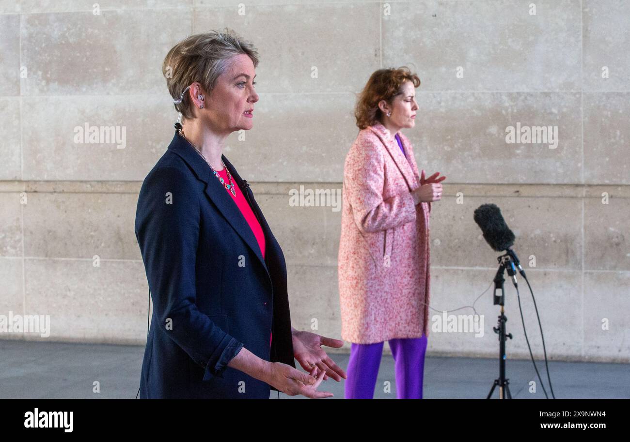 London, United Kingdom. June 02 2024. Shadow Home Secretary Yvette ...