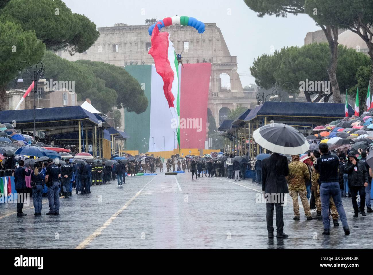 Roma, Italia. 02nd June, 2024. celebrazione del 2 Giugno Festa della ...