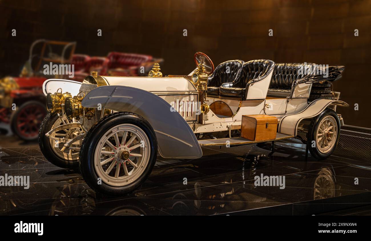 Mercedes Doppelphaeton 75 PS (1908). Mercedes Benz Museum, Mercedes ...