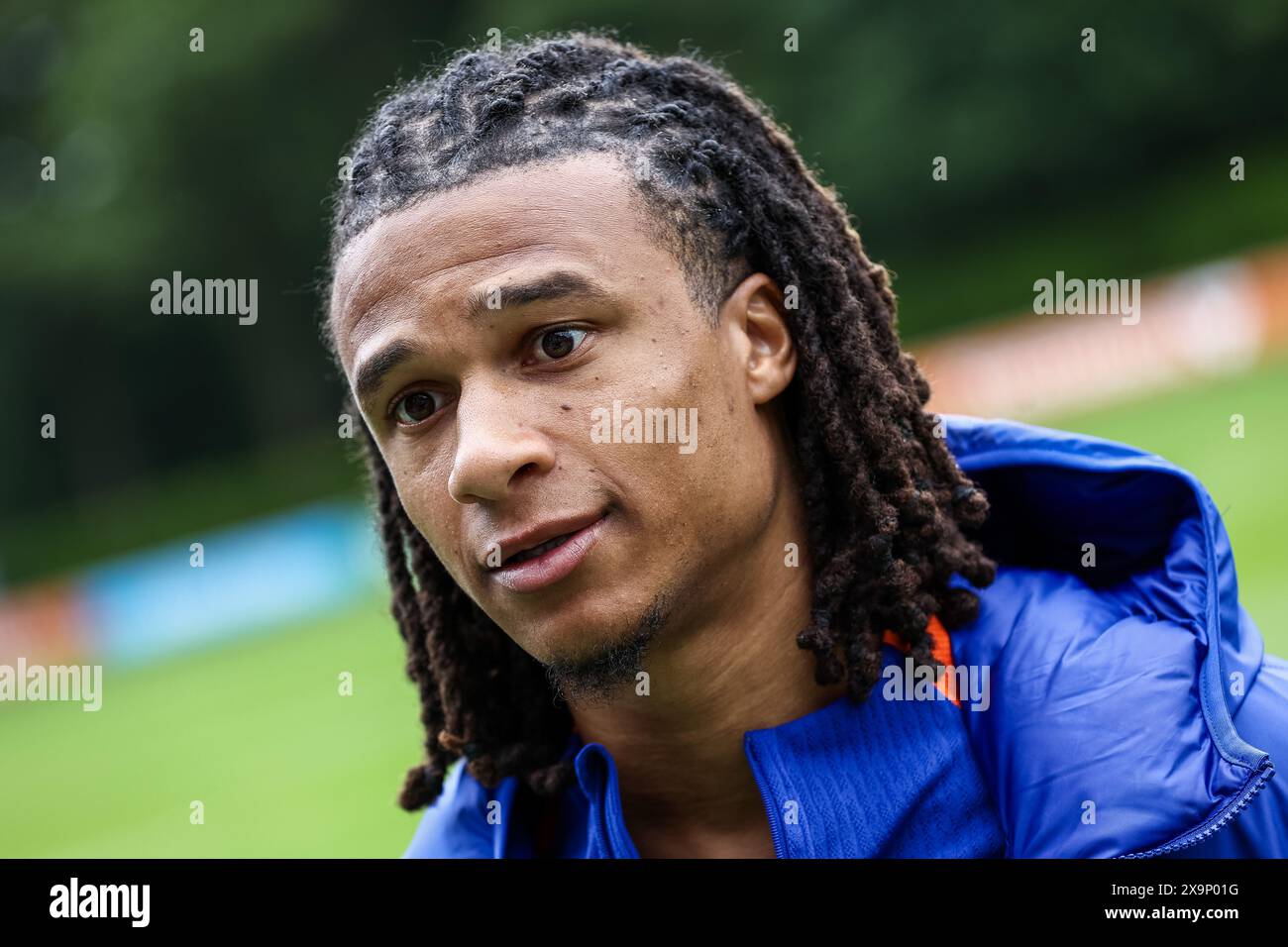 ZEIST - Footballer Nathan Ake during a media moment prior to a training ...
