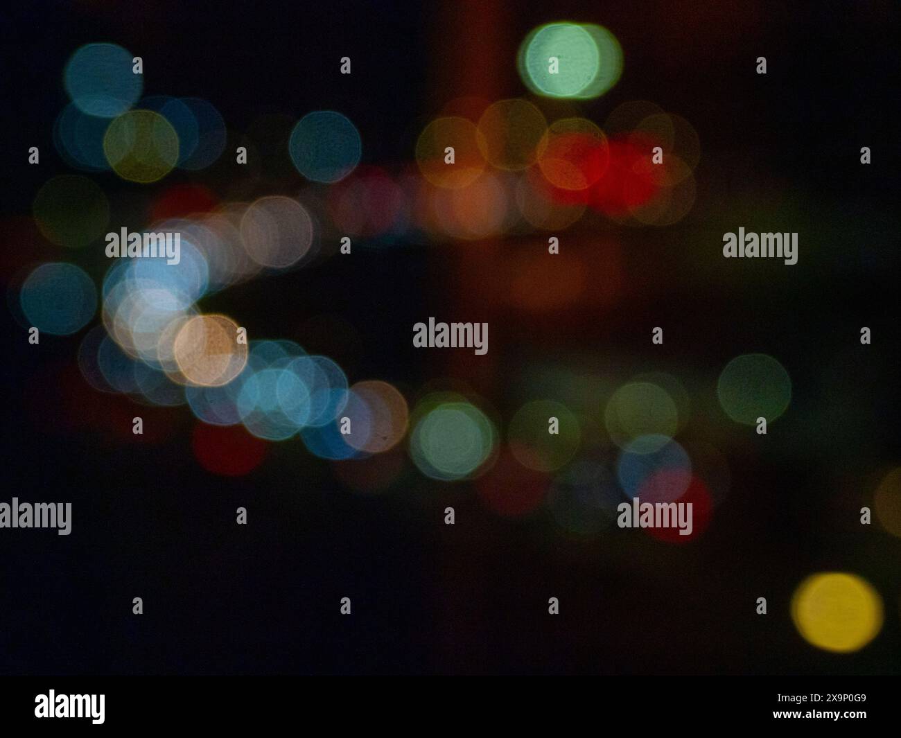 Night time lights in Chinatown, Birmingham Stock Photo - Alamy