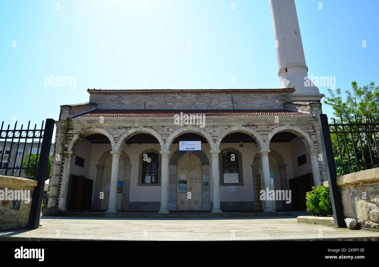 Carsi Mosque, located in Aliaga, Turkey, was built as a church in the ...
