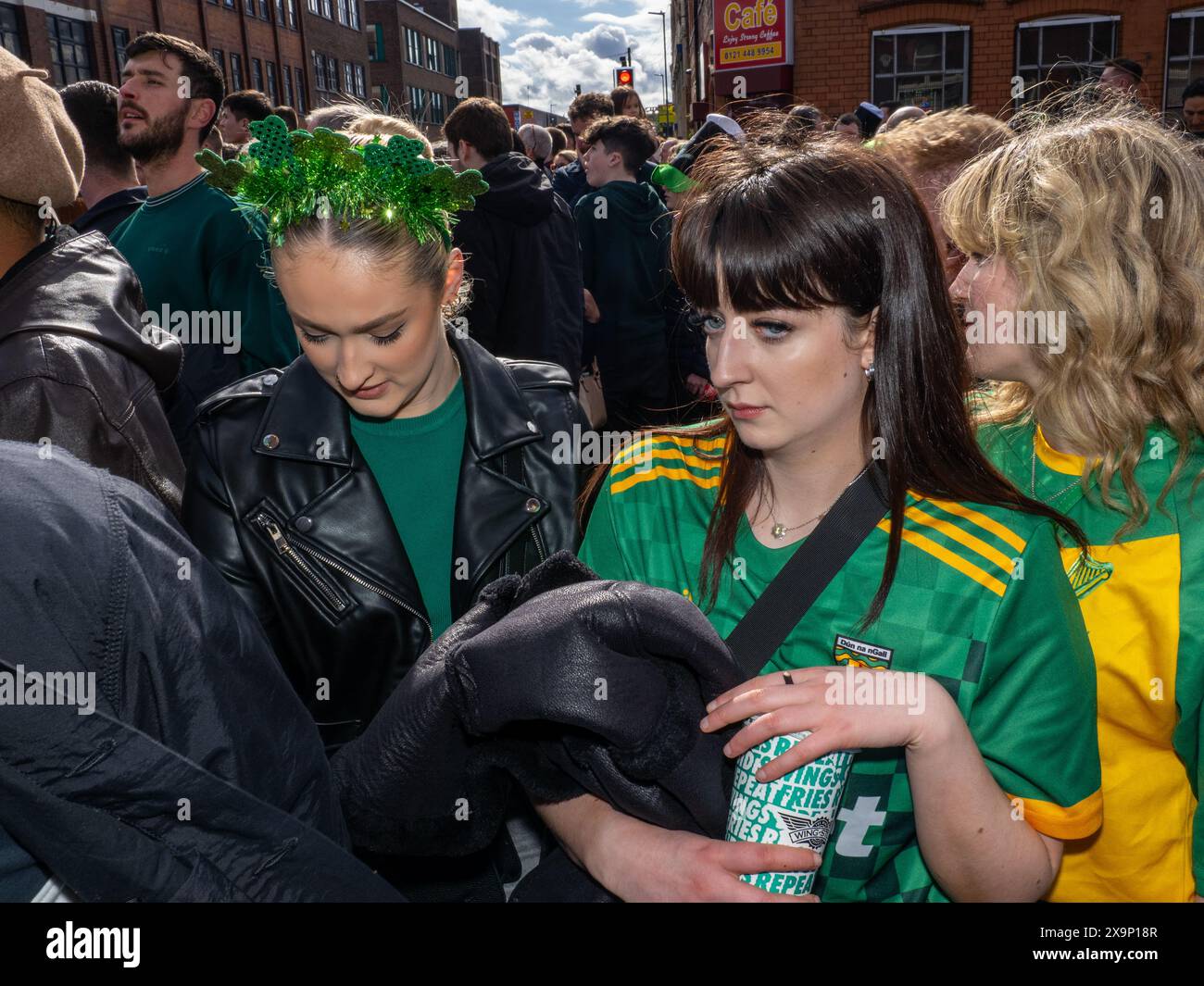 Saint Patrick Day celebrations in Digbeth, Birmingham Stock Photo - Alamy