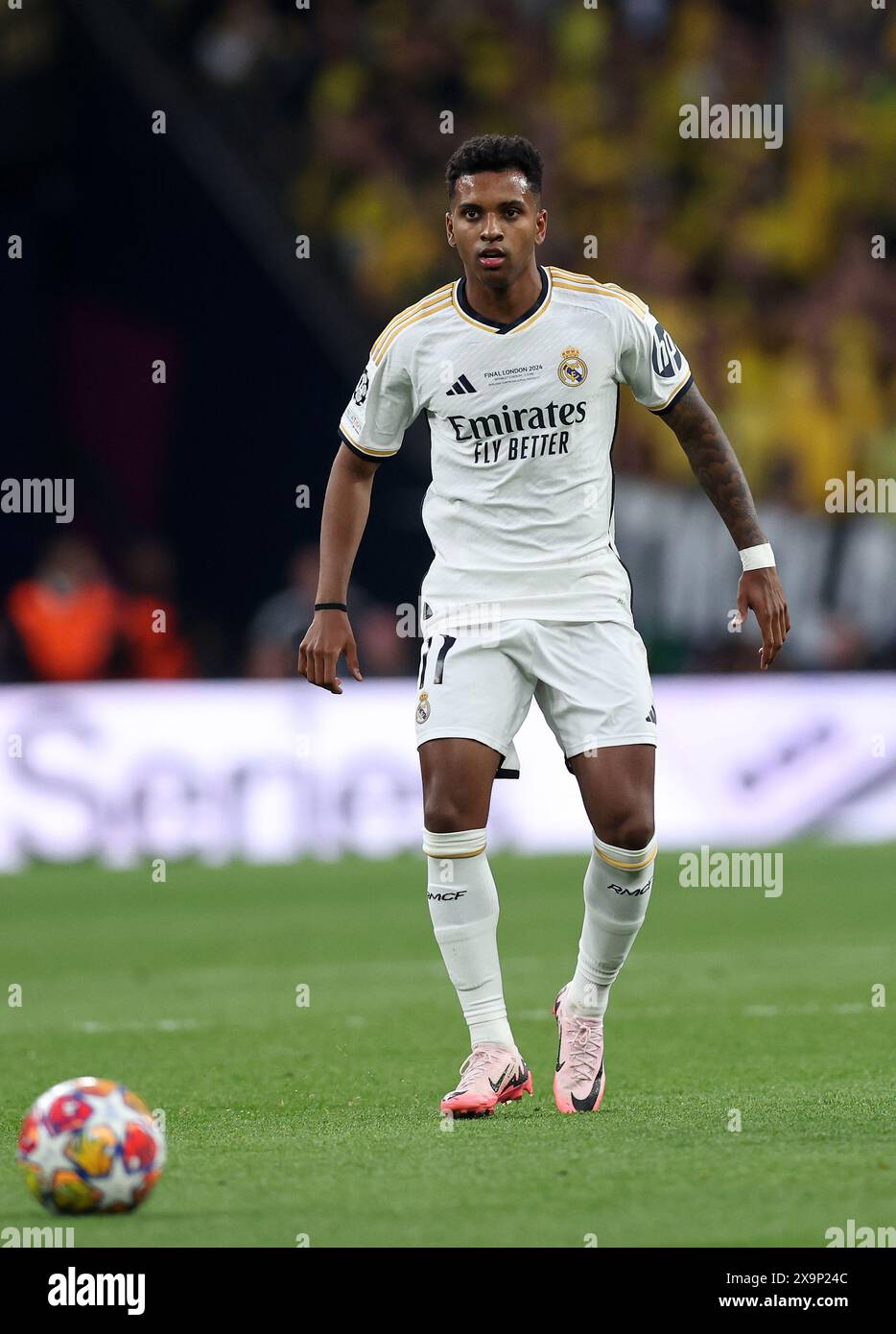 London, UK. 1st June, 2024. Rodrygo of Real Madrid during the UEFA ...