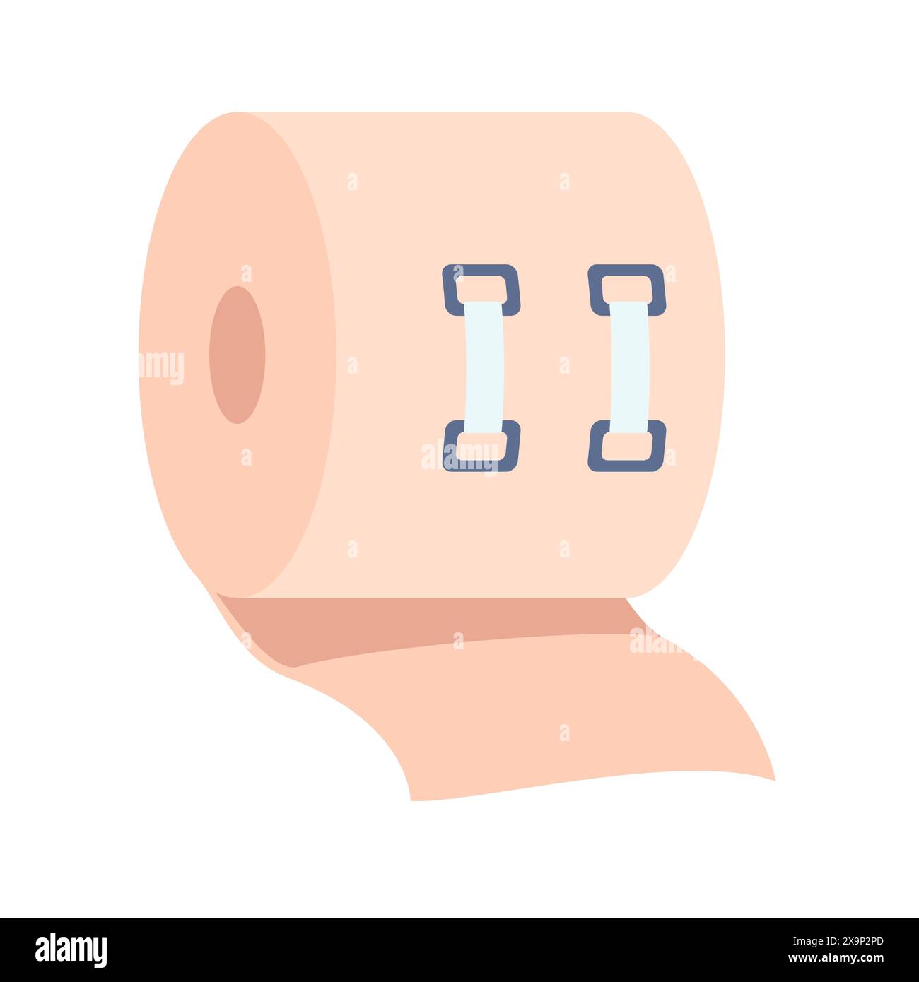 Elastic bandage roll for use in sprains and fractures of patients bones ...