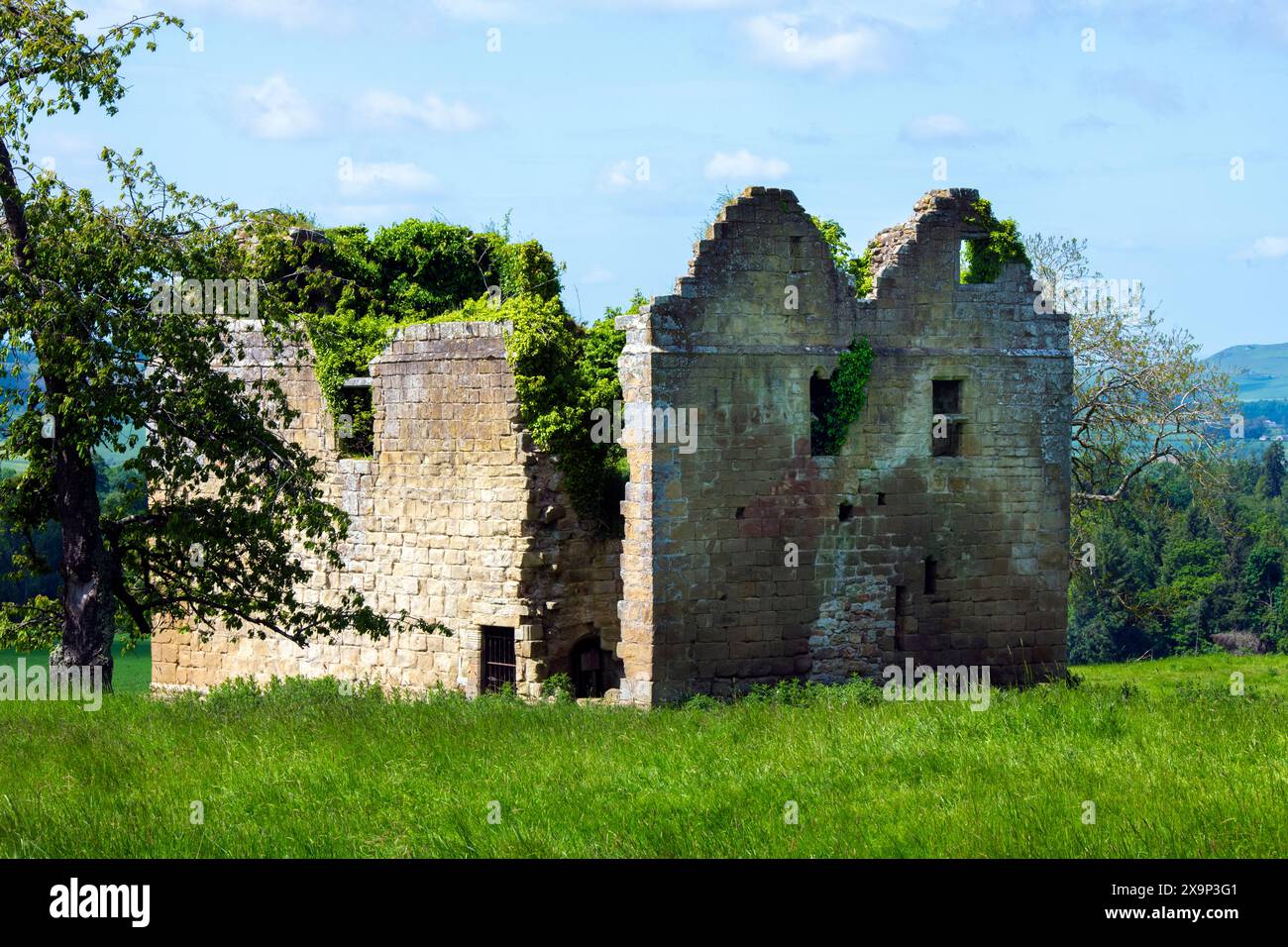 Hepburn bastle house Stock Photo - Alamy