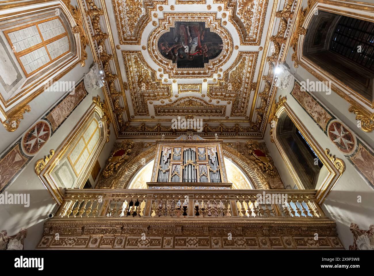 05.24.25. Malta, Valetta. Interior of the St John's Co-Cathedral Stock ...