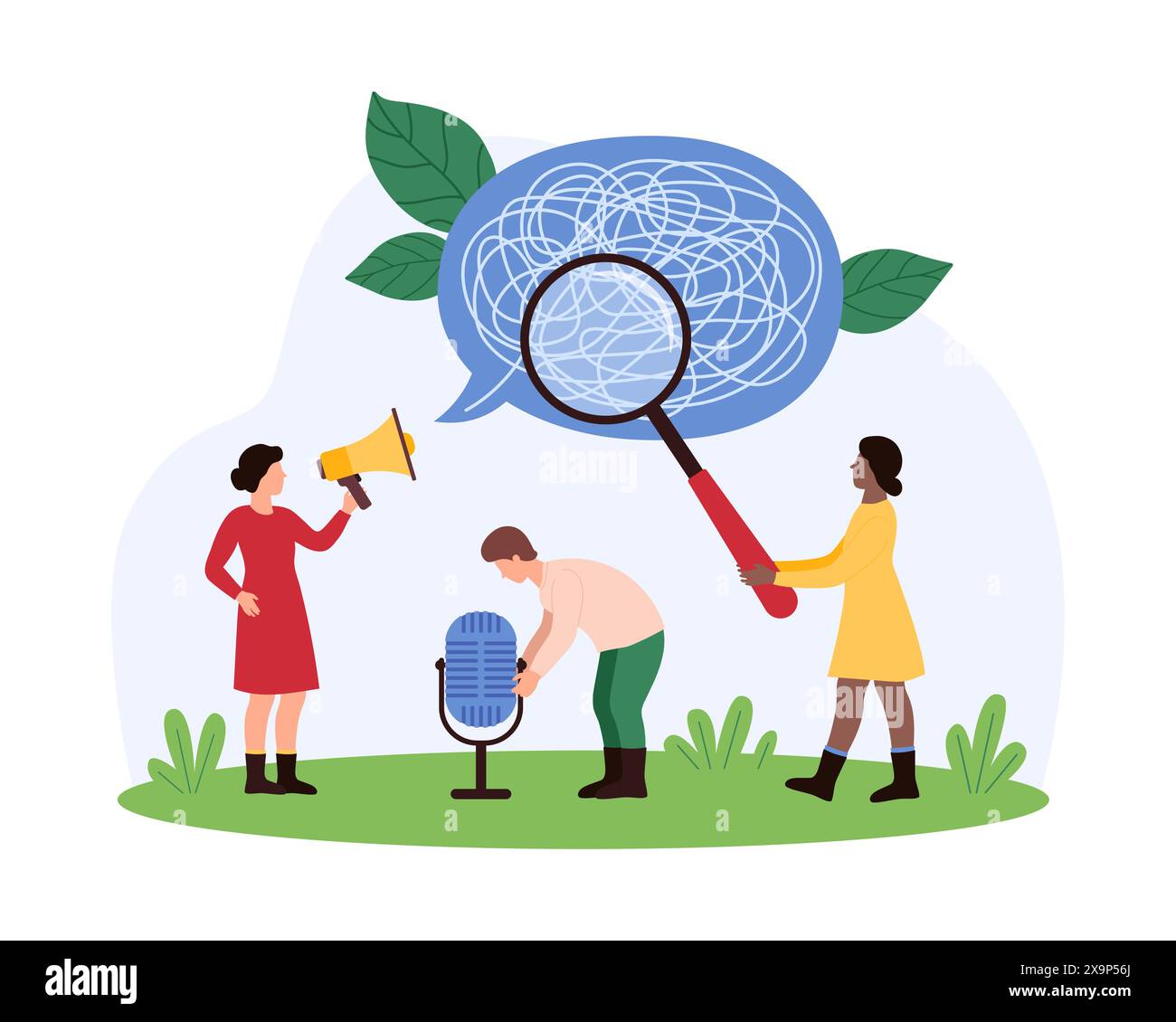 Research of communication problems, difficult discussion, talk therapy ...