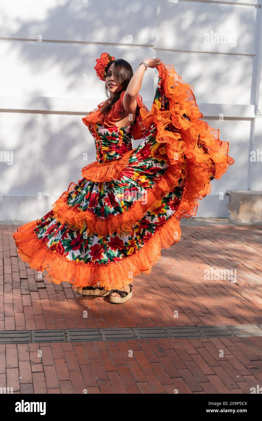 Woman performing traditional dance in hi-res stock photography and ...