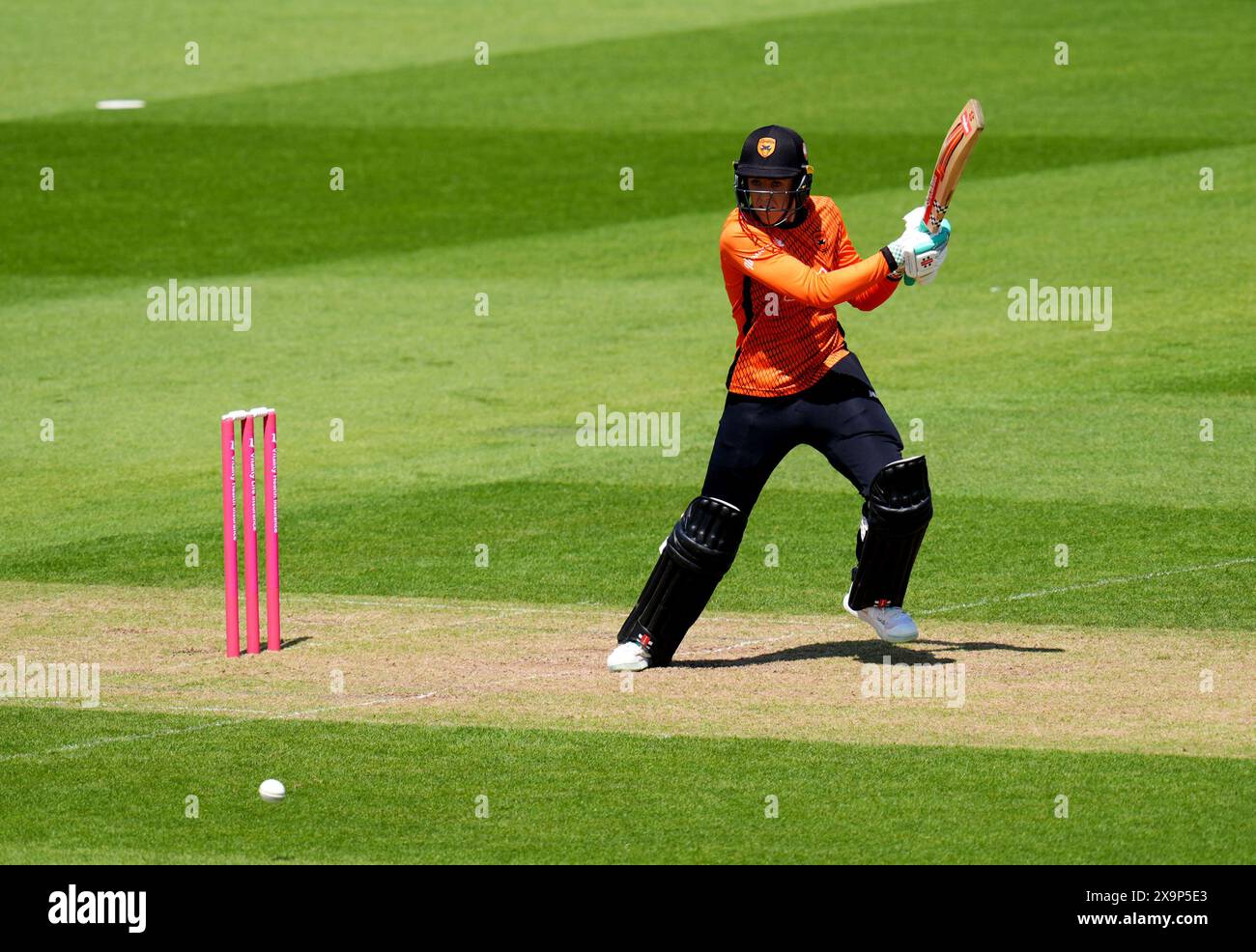 Southern Vipers' Georgia Adams bats during the Charlotte Edwards Cup ...