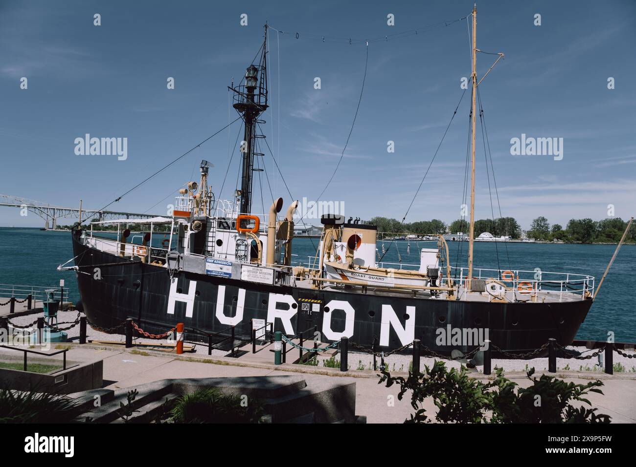The Huron Lightship Museum in Port Huron Michigan USA Stock Photo - Alamy