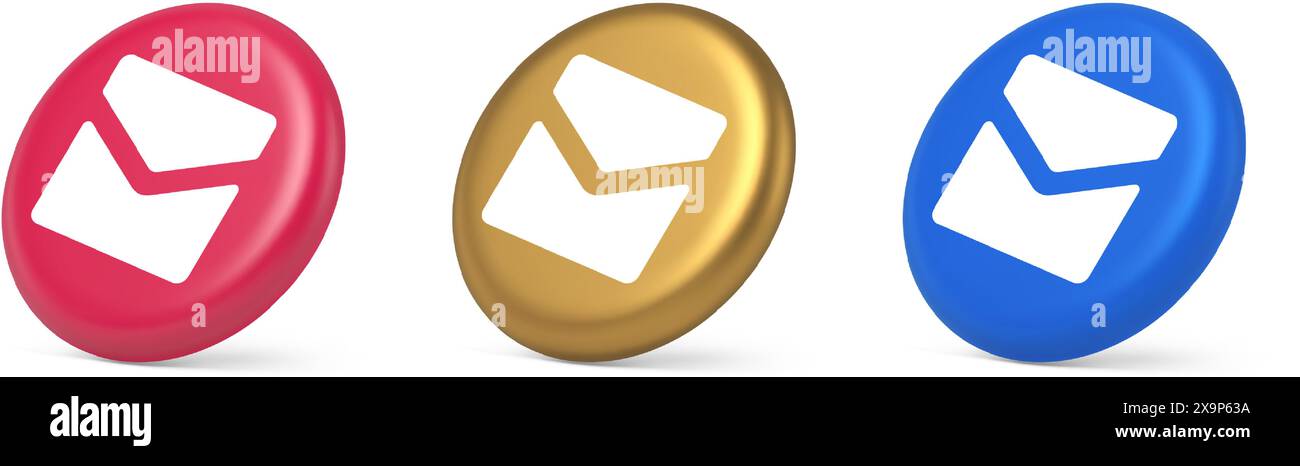 Email letter incoming message closed envelope mobile application button ...