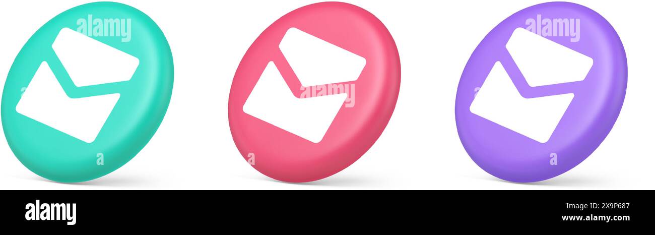Email letter incoming message closed envelope mobile application button ...