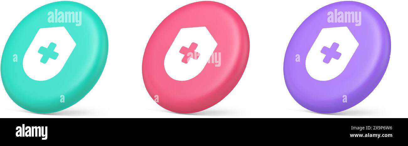 Medical secure shield check plus button approval confidential medicine ...