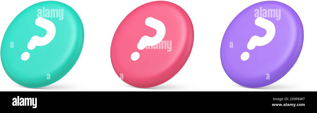 Question mark button advise attention answer FAQ point internet info ...