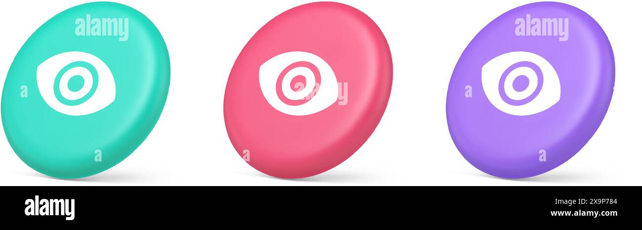 Eye button visibility searching optical lens web application 3d ...