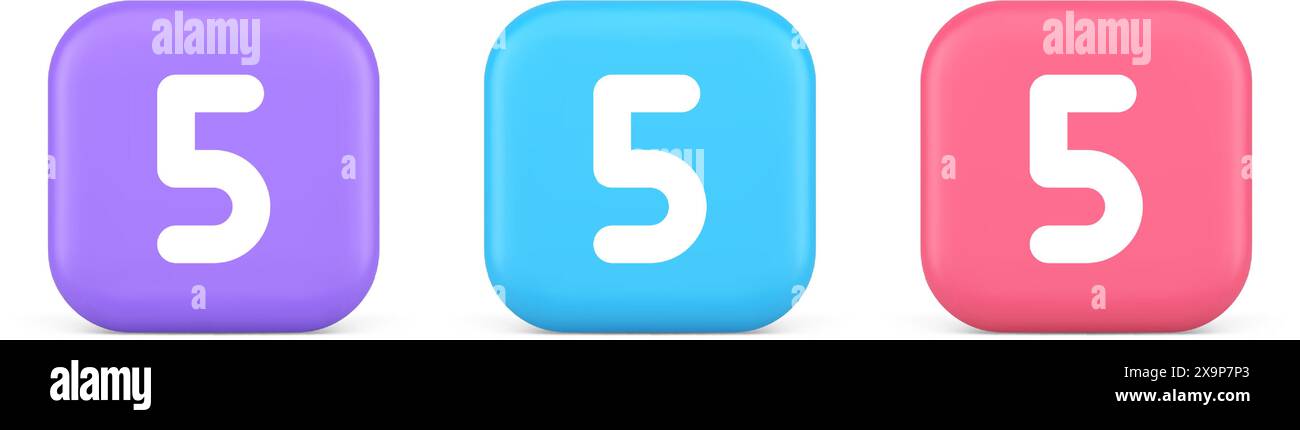 Five character calculator keyboard blue button financial counting 3d ...