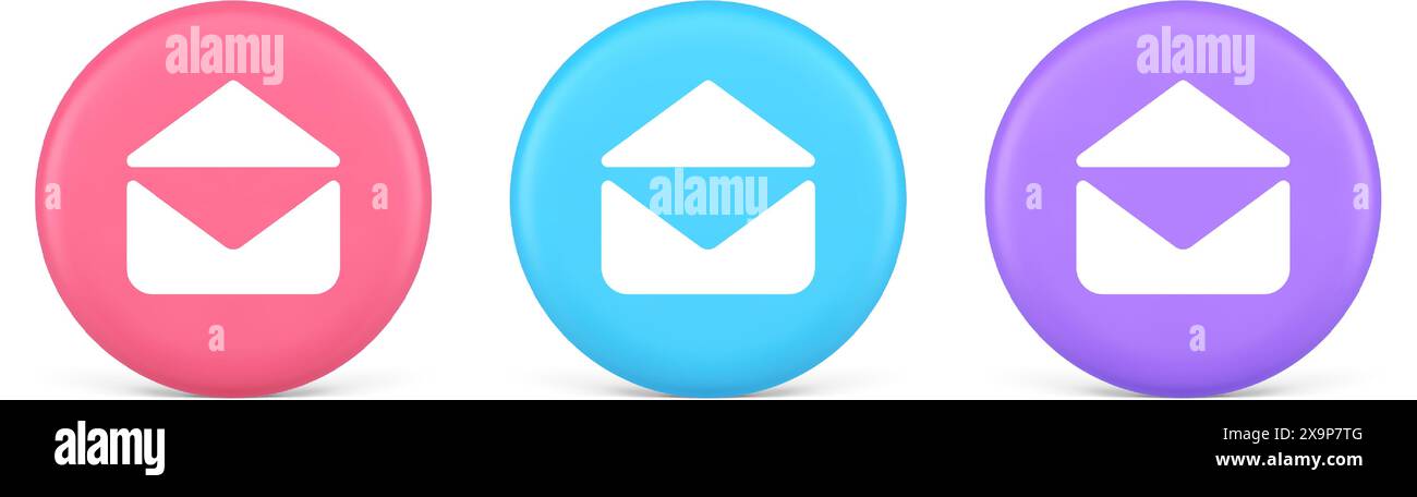 Email inbox mock up Stock Vector Images - Alamy