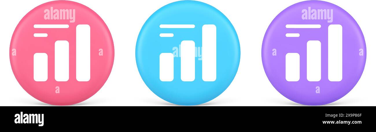 Bar graph business analyzing button diagram profit progress increase ...
