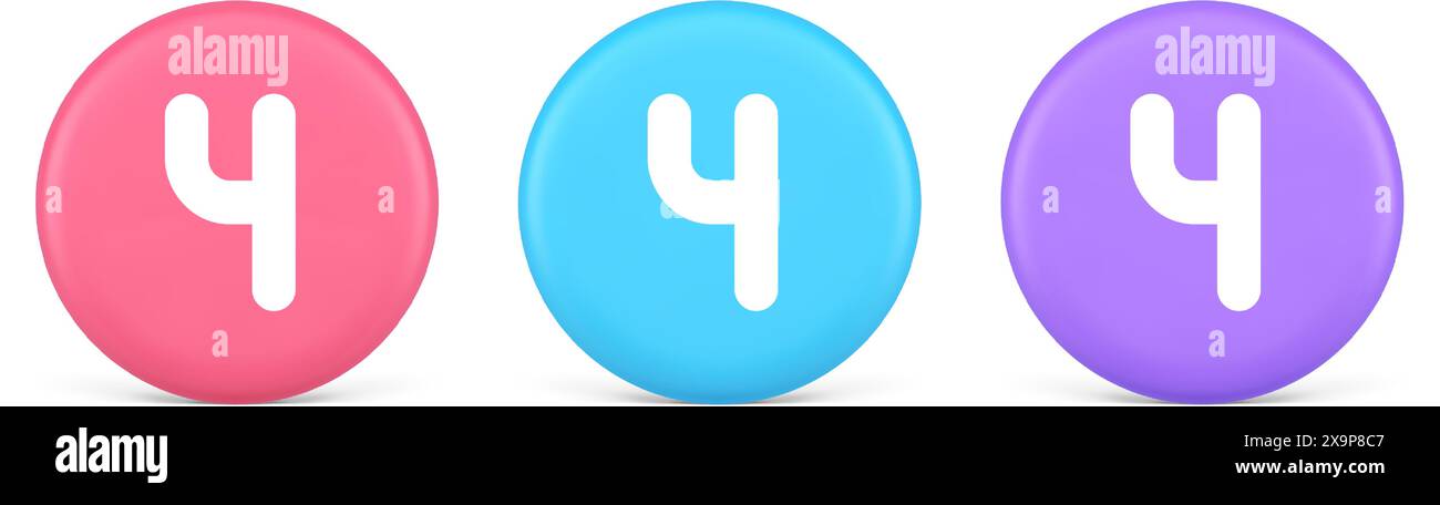 Four number blue squared button keyboard interface financial ...