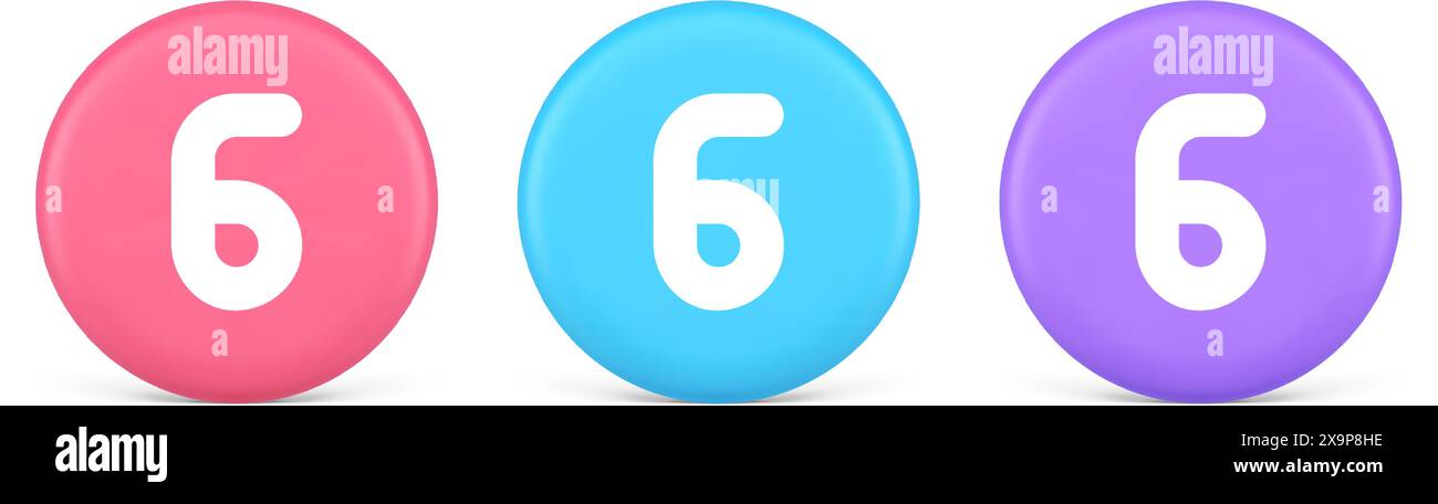 Six blue button number calculator finance counting user interface ...