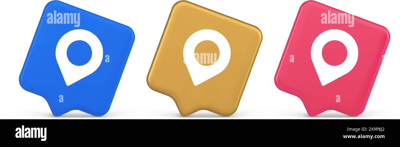 GPS map pin location service button application direction distance ...