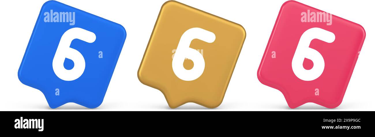 Six blue button number calculator finance counting user interface ...