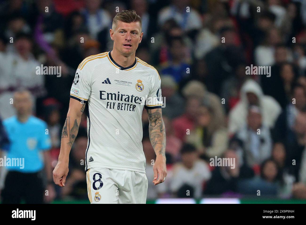 Tony Kroos of Real Madrid CF during the 2023/2024 Champions League ...