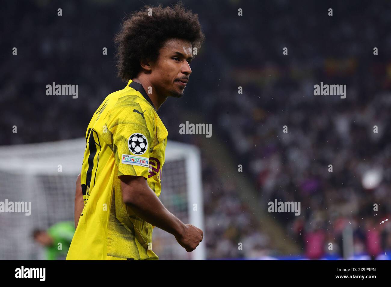 Karim Adeyemi of Borussia Dortmund during the 2023/2024 Champions ...