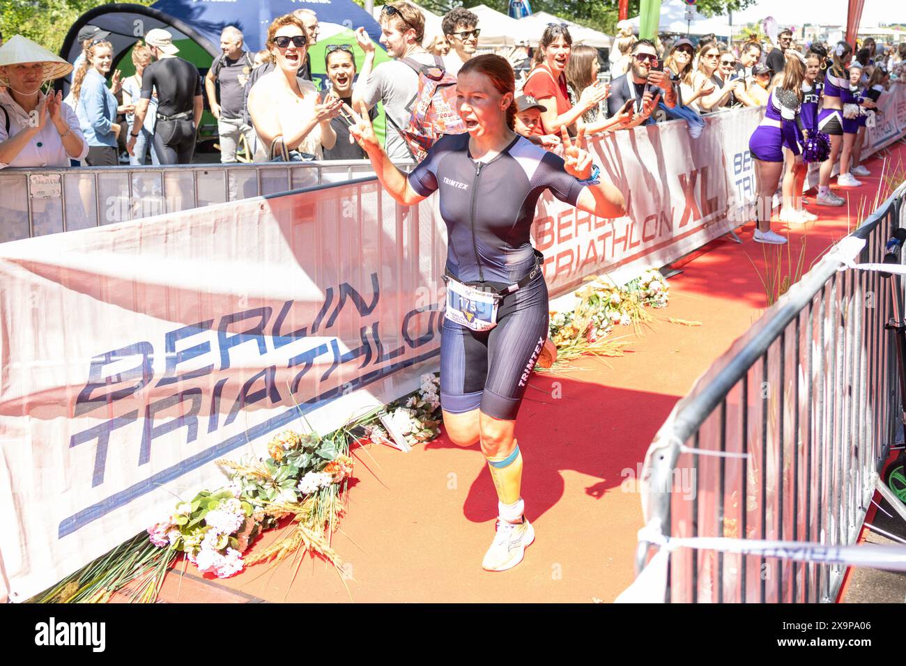 Olympisch Frauen, Anastasiia Romanets, 1. Platz Berlin Triathlon 2024 ...