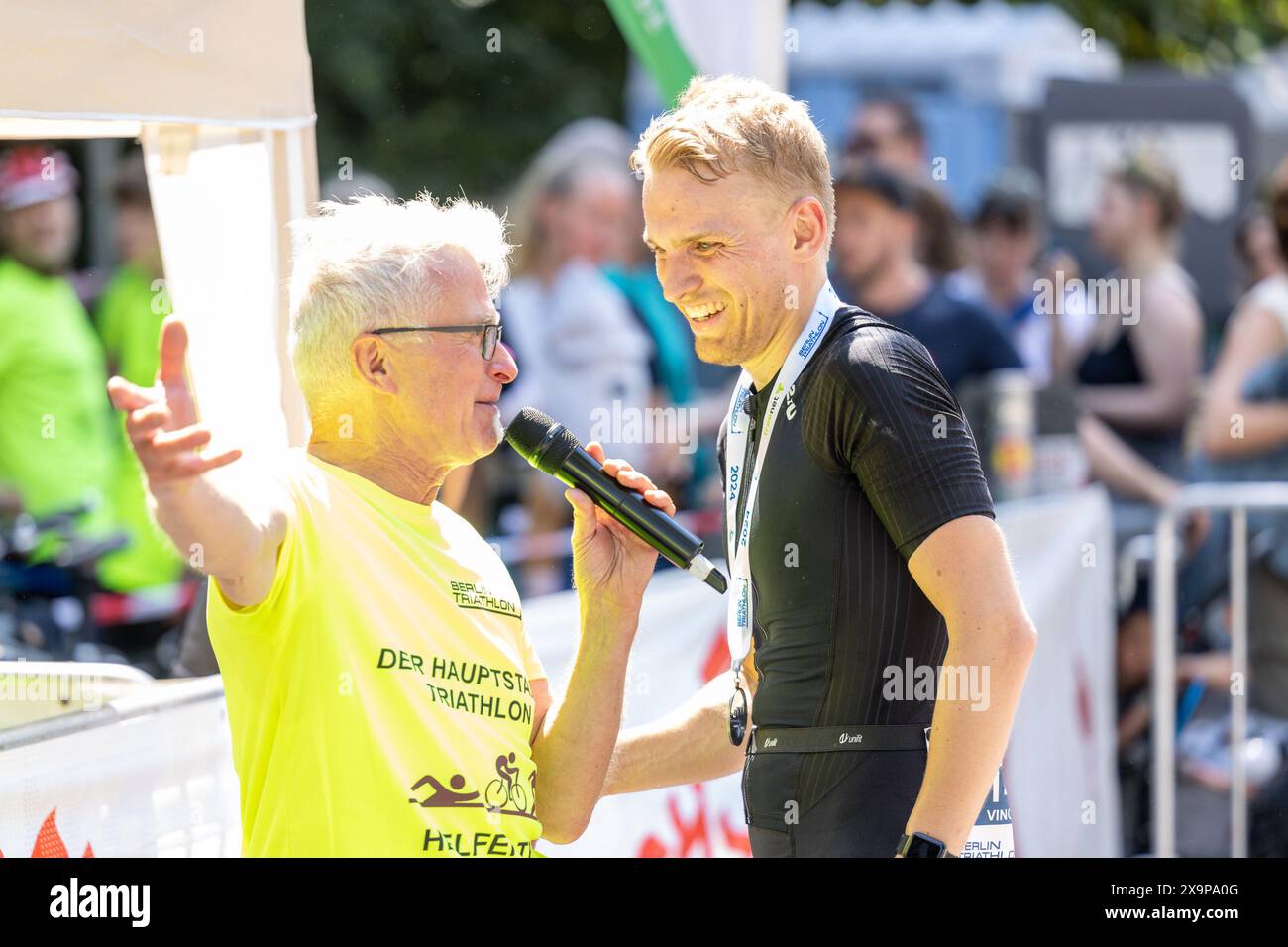Olympisch Maenner, Vincent Helmrich, 1. Platz Berlin Triathlon 2024 ...