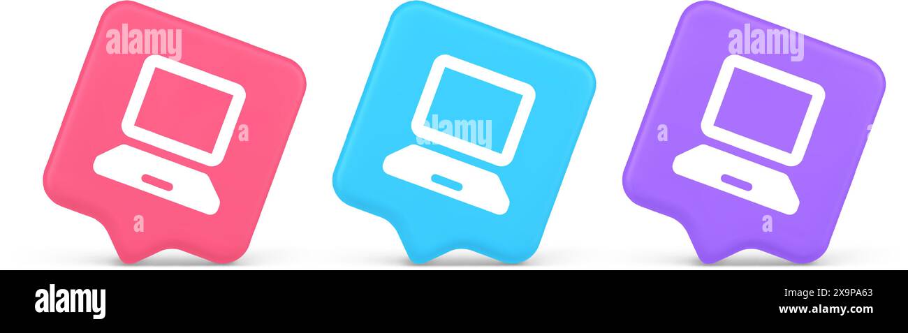 Computer network connection button digital information browsing 3d ...