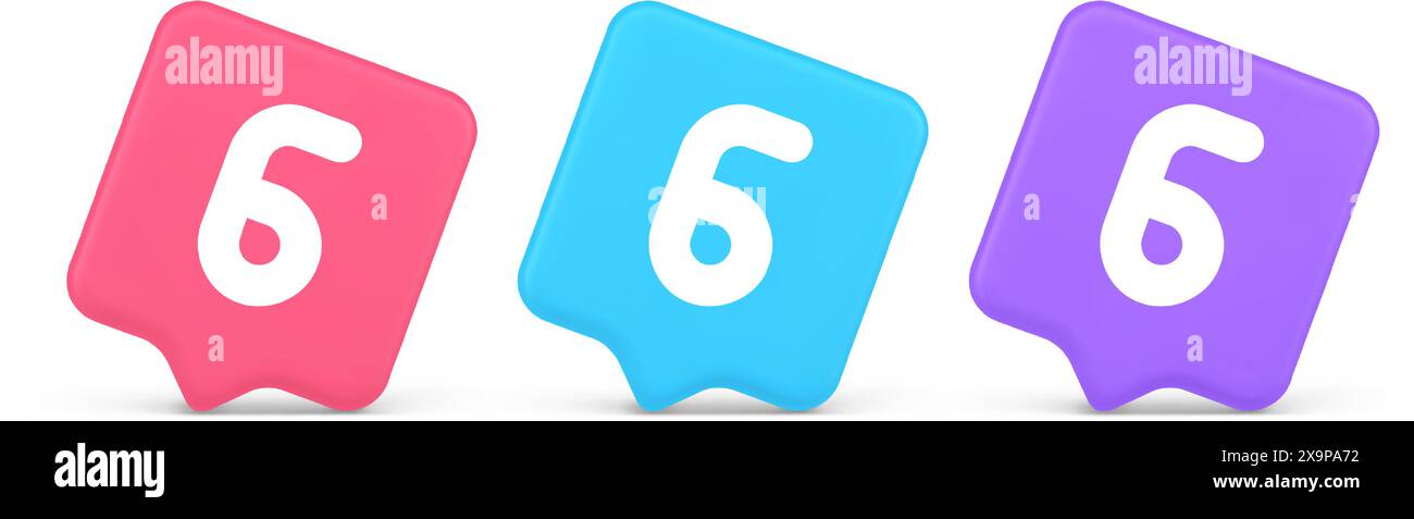 Six blue button number calculator finance counting user interface ...
