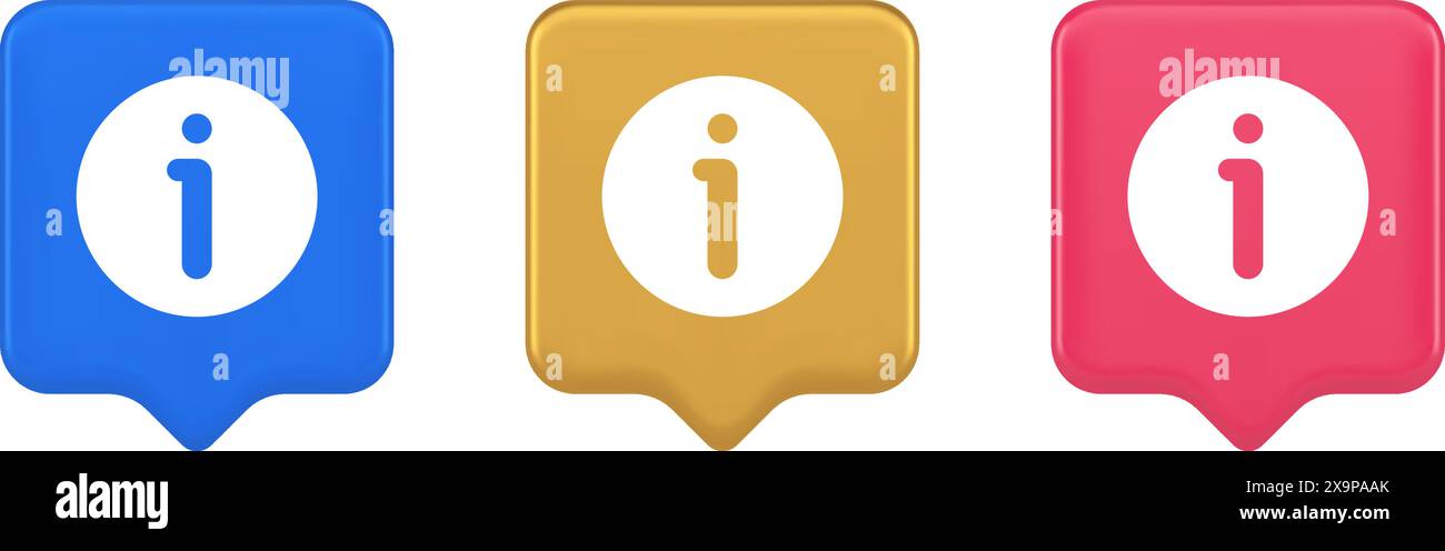 Info button information character FAQ question answer help support web ...