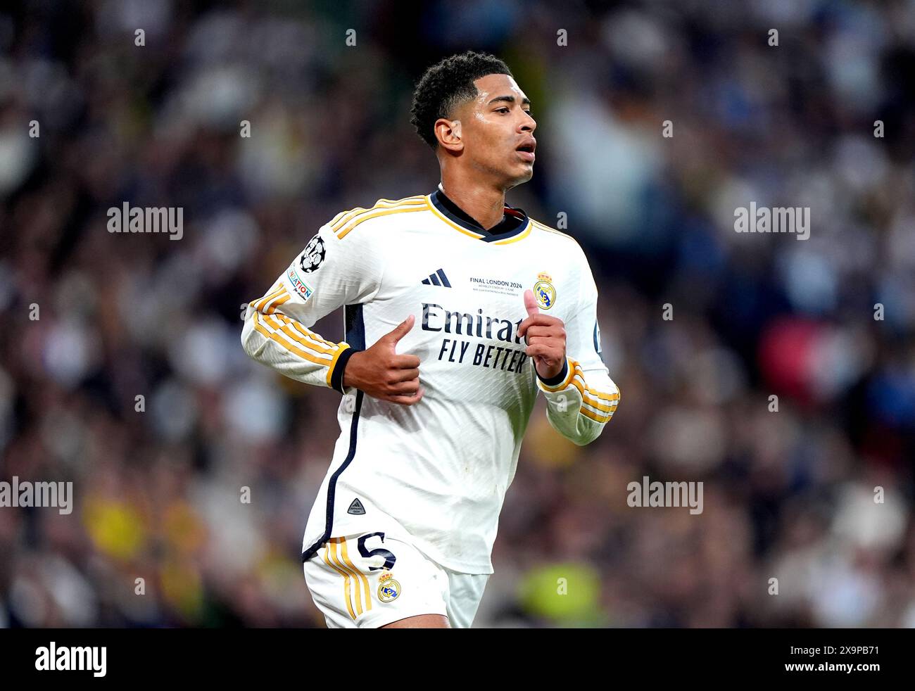 Real Madrid's Jude Bellingham during the UEFA Champions League final at ...