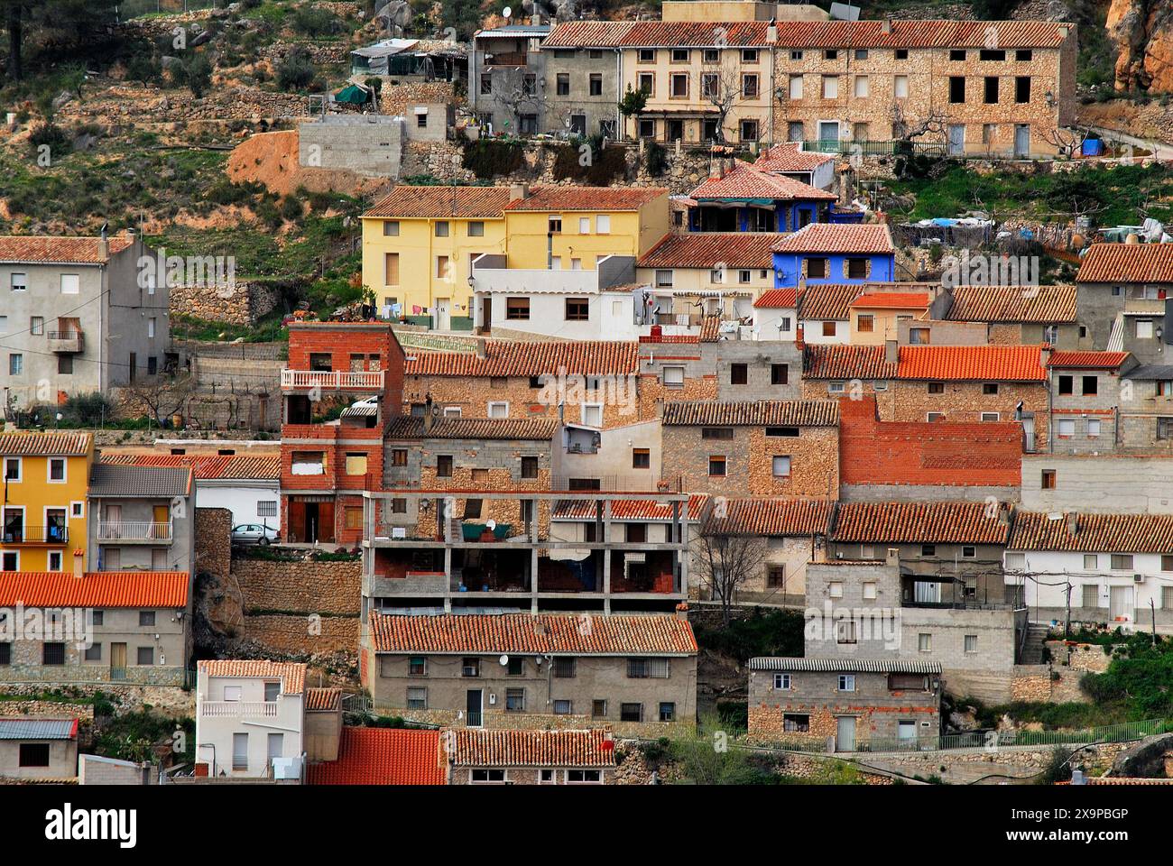 Overlook of Ayna, Albacete, Spain Stock Photo - Alamy