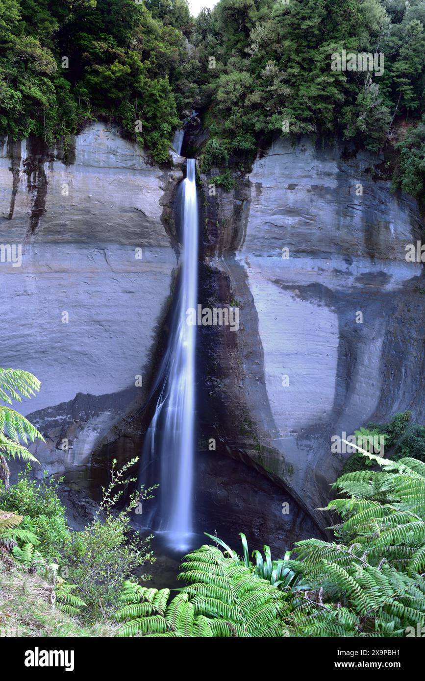 Mount Damper Falls, New Zealand Stock Photo - Alamy