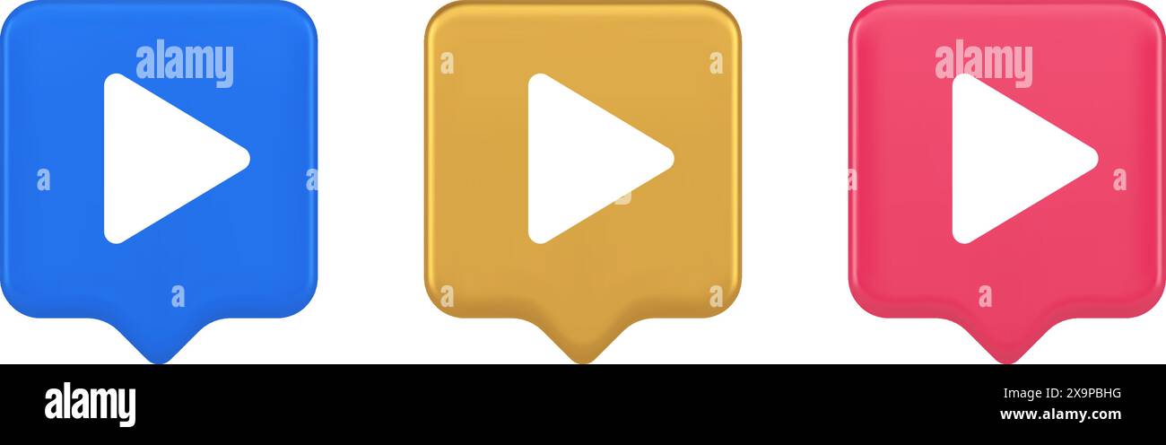 Play button triangle right arrow multimedia content player web app ...