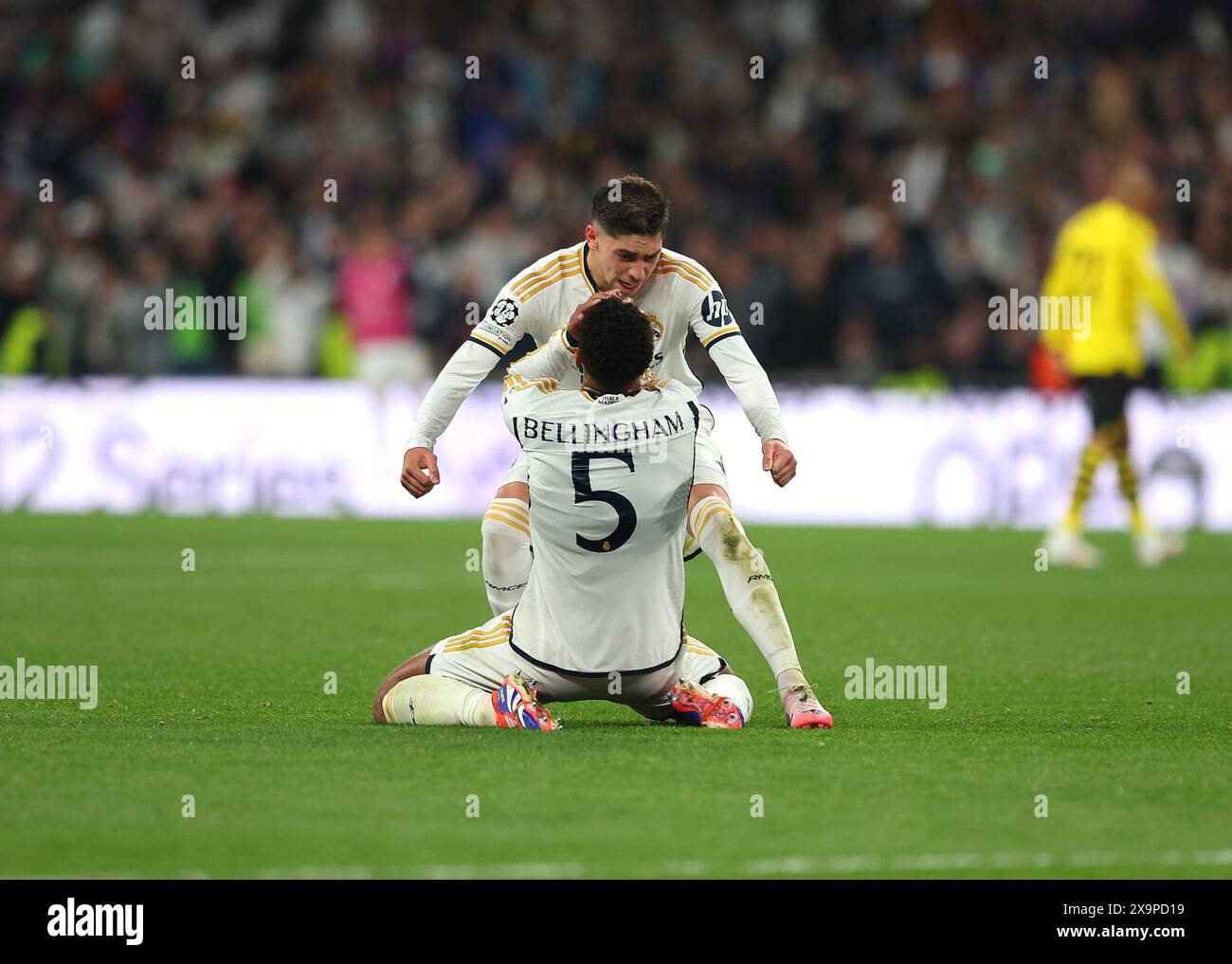 Jude bellingham real madrid celebration hi-res stock photography and ...