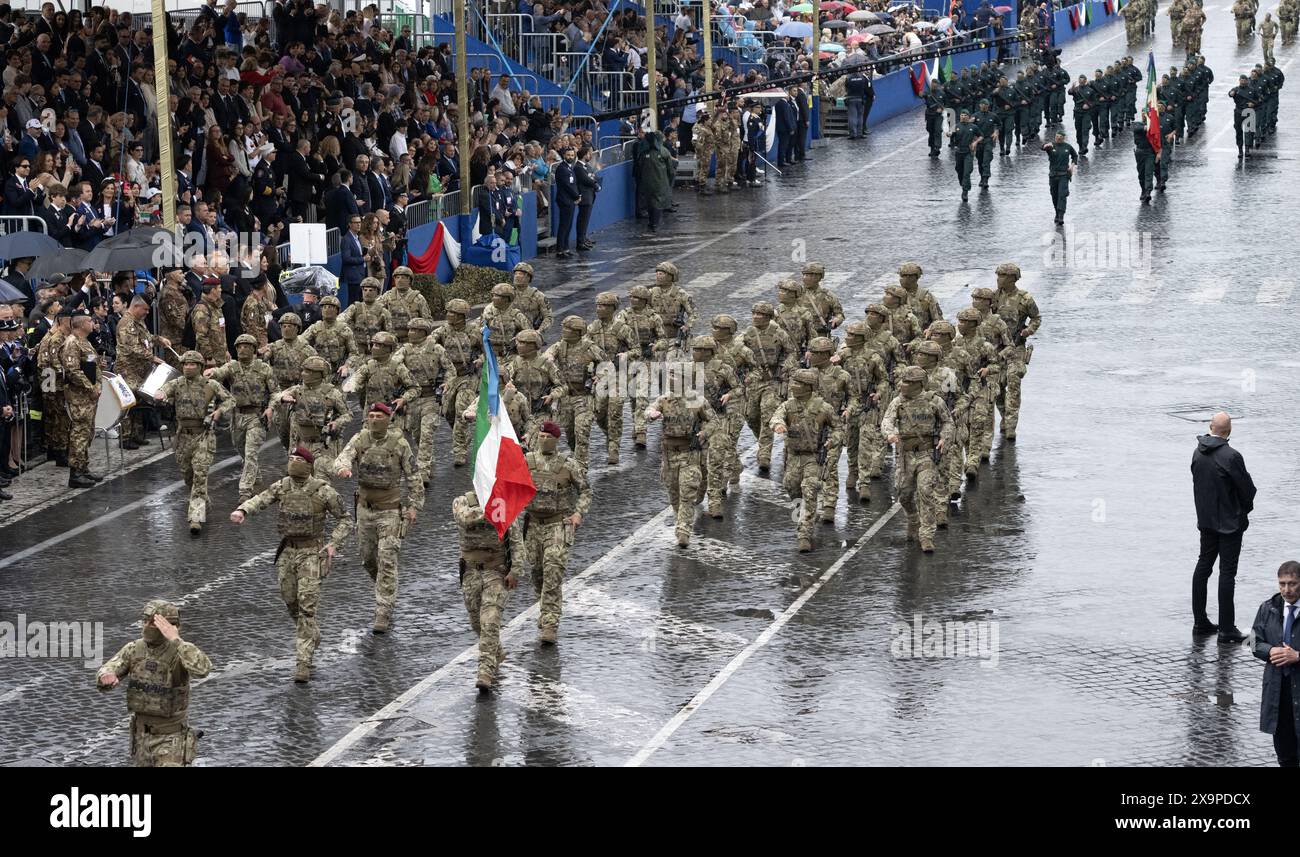 Rome. 2nd June, 2024. This photo taken on June 2, 2024 shows the ...