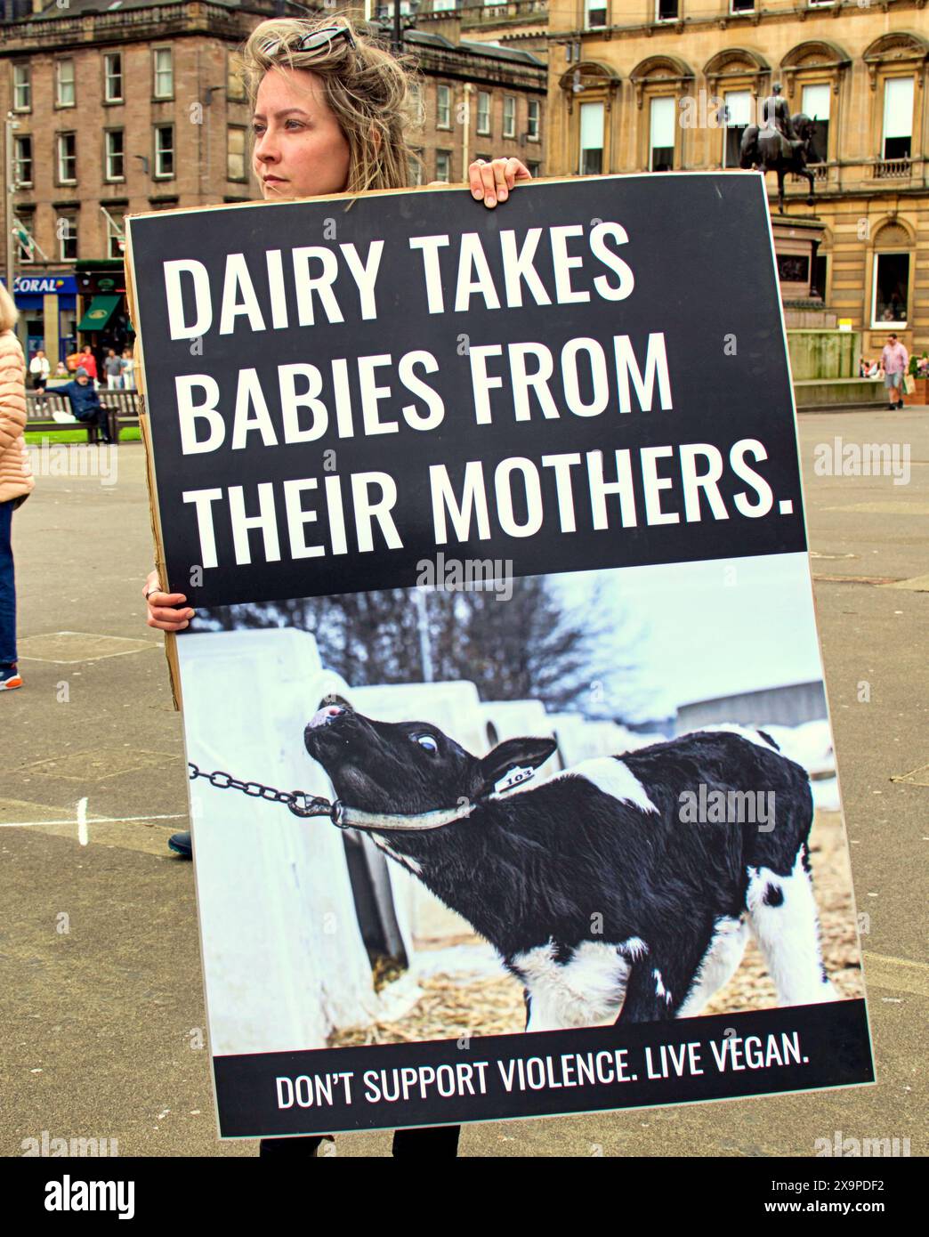 Glasgow, Scotland, UK. 2nd June, 2024: National Animal Rights Day as ...